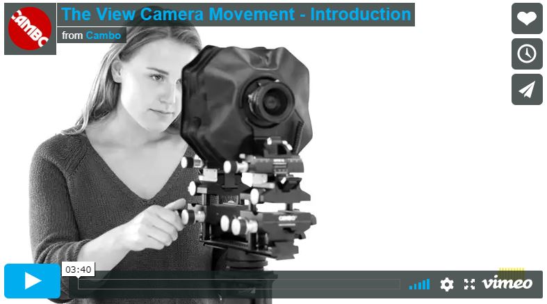Cambo View Camera Movements Tutorial - Linhof Studio Knowledgebank