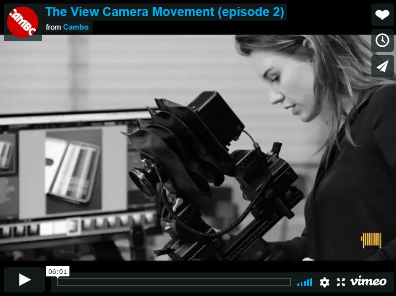 Cambo View Camera Movements Tutorial - Linhof Studio Knowledgebank