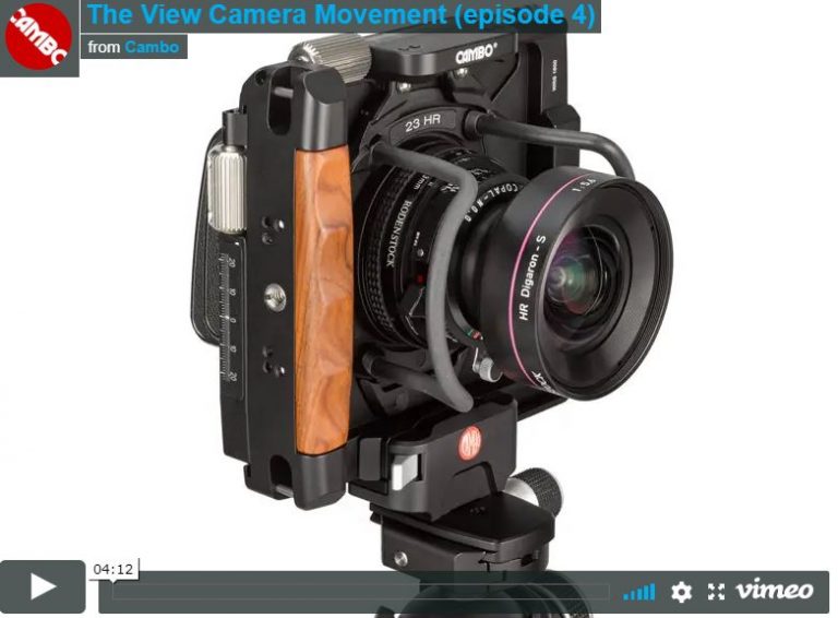 Cambo View Camera Movements Tutorial - Linhof Studio Knowledgebank